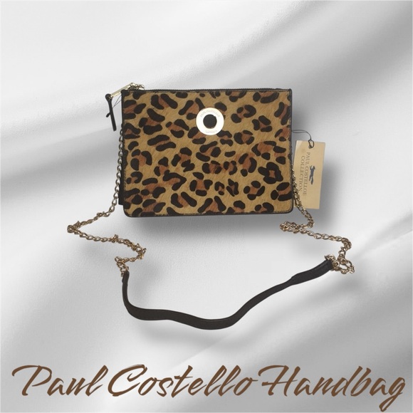 Paul Costello | Bags | Paul Costello Leopard Print Crossbody Handbag ...